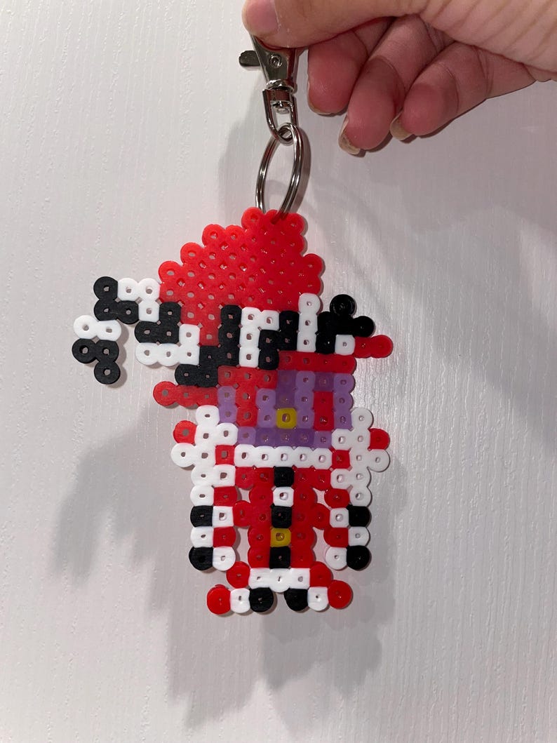 Hazbin Hotel Fuse Bead Valentino Keychain Vees - Etsy