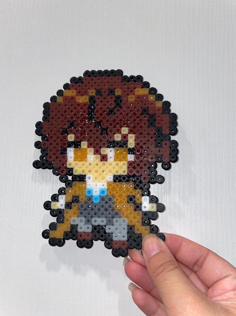 Osamu Dazai Perler Fuse Bead Keychain Magnet BSD Bungo Stray Dogs Anime ...