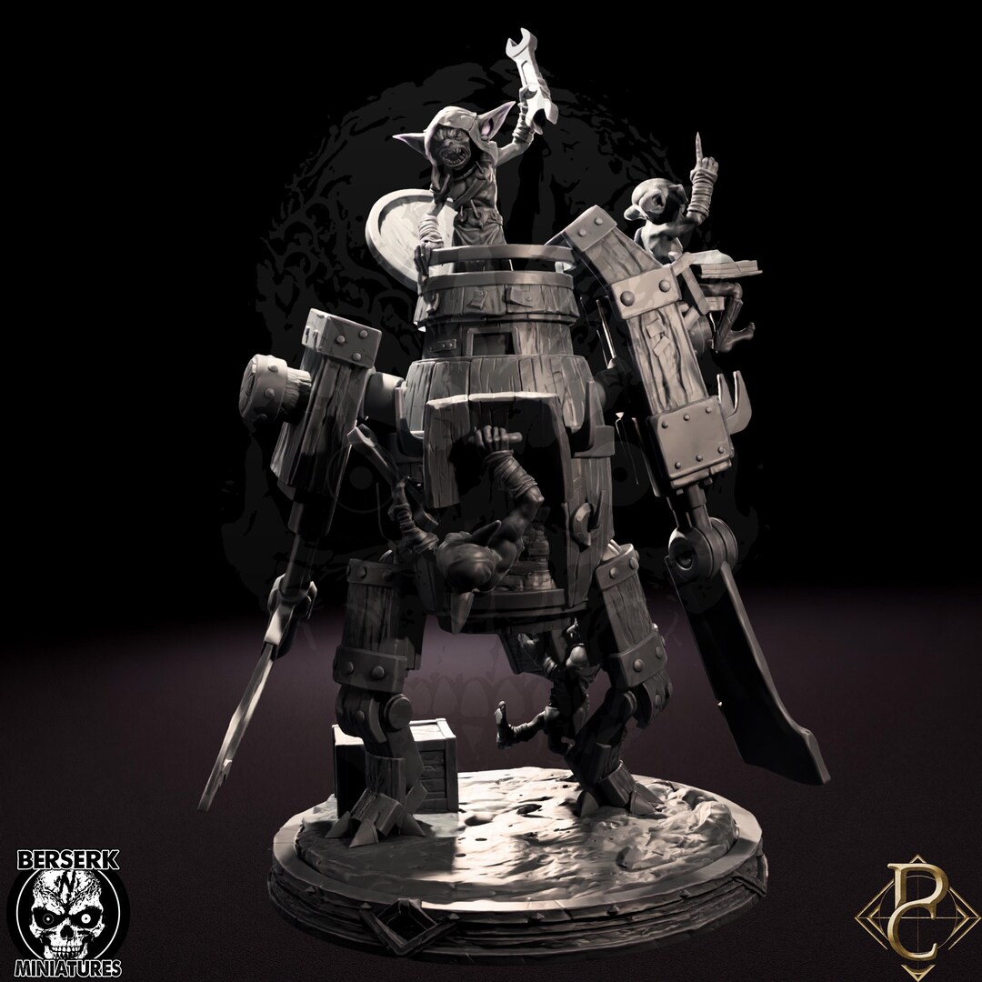 Wood Gear Goblin - Miniature - Tabletop Game - Role Play - Parasite ...