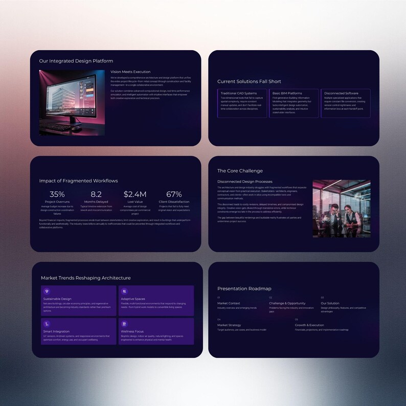 Architecture and Design Presentation Template | Architecture Pitch Deck ...