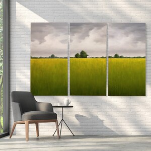 Landscape Paintings Tryptic- (made to Order), - 3 Large Original ...
