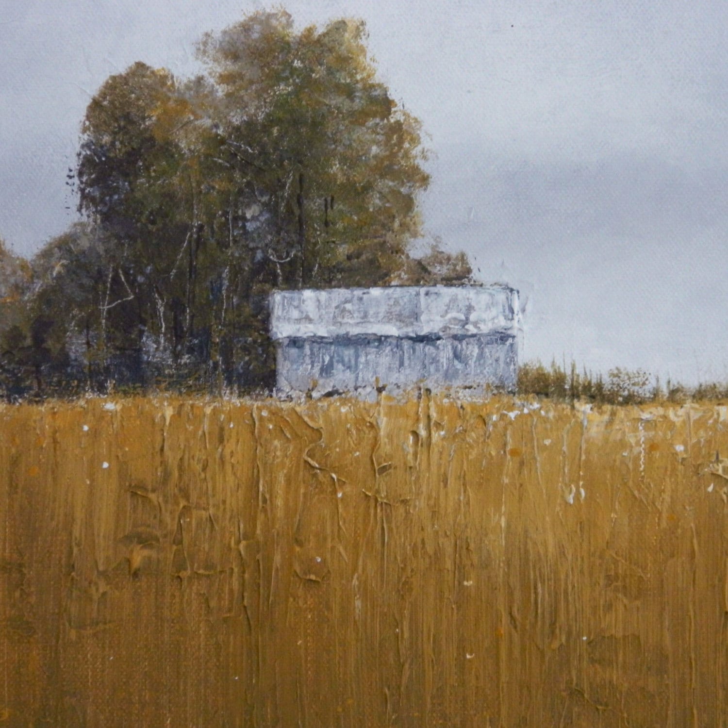 Large Landscape Painting on Stretched Canvas Original - Etsy