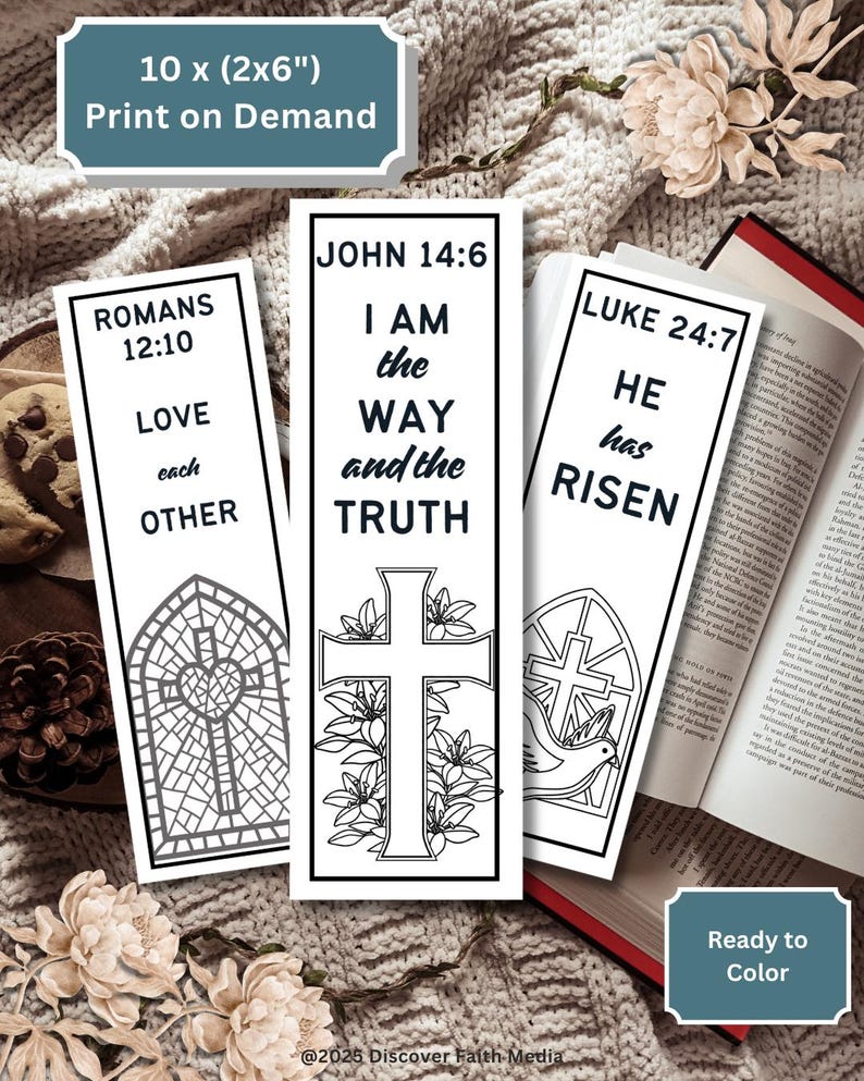 Bible Verse Coloring Scripture Cards & Bookmark BUNDLE 40 Pack! | PDF ...