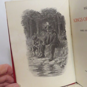 SALE Antique James Whitcomb Riley Poetry Book Riley Songs of - Etsy