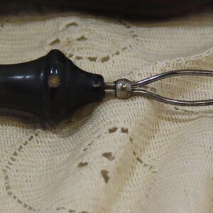 Antique Victorian Button Hook Art Nouveau Sterling Silver Over Wood - Etsy