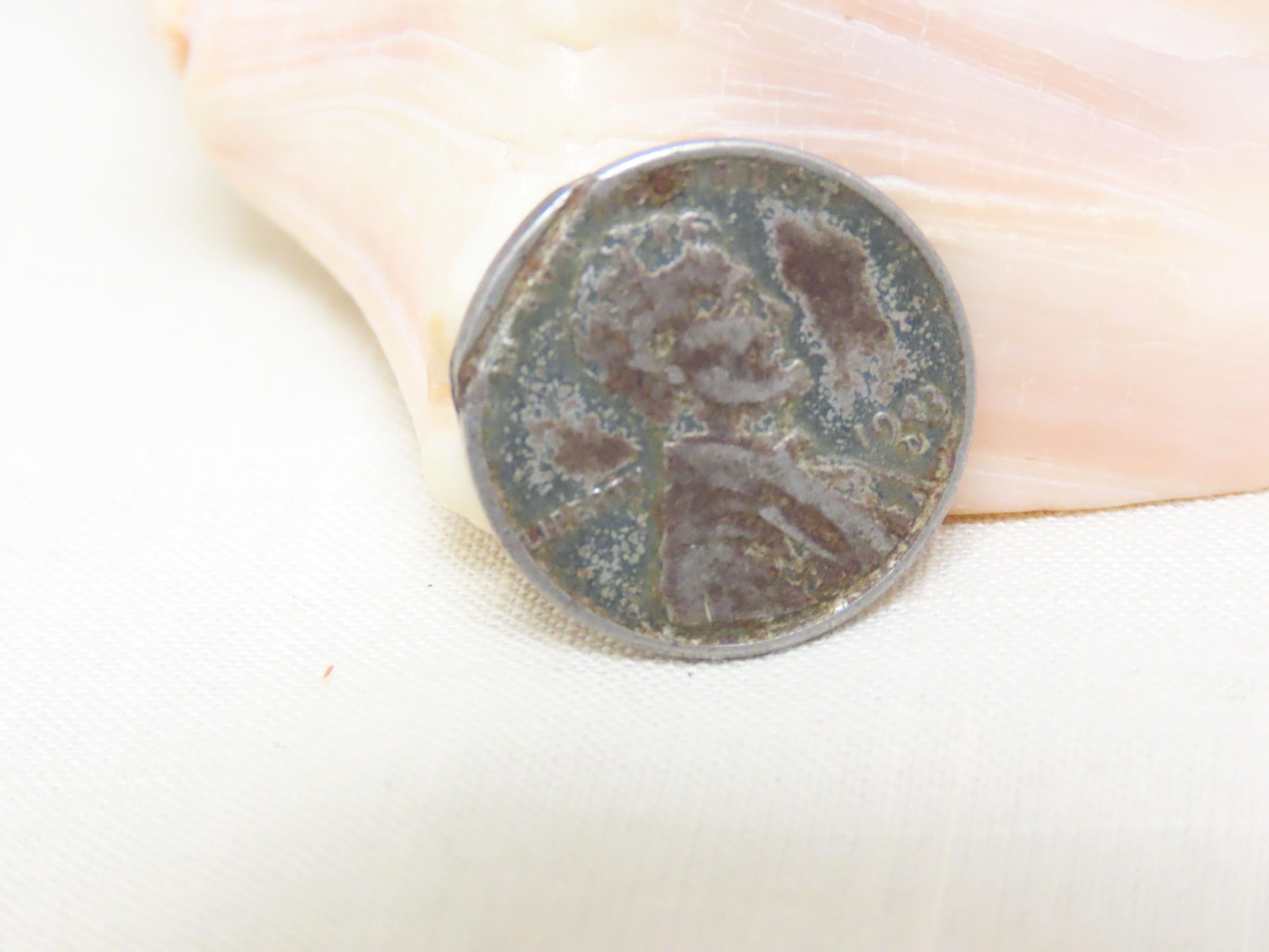 SALE Vintage 1943 Steel Penny Misstrike WWII Penny Homefront Penny ...