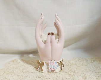 Vintage Hand Vase | Etsy