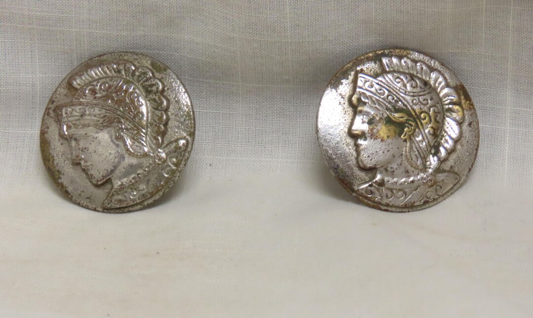 Antique Bridle Rosettes Greek Warrior - Etsy
