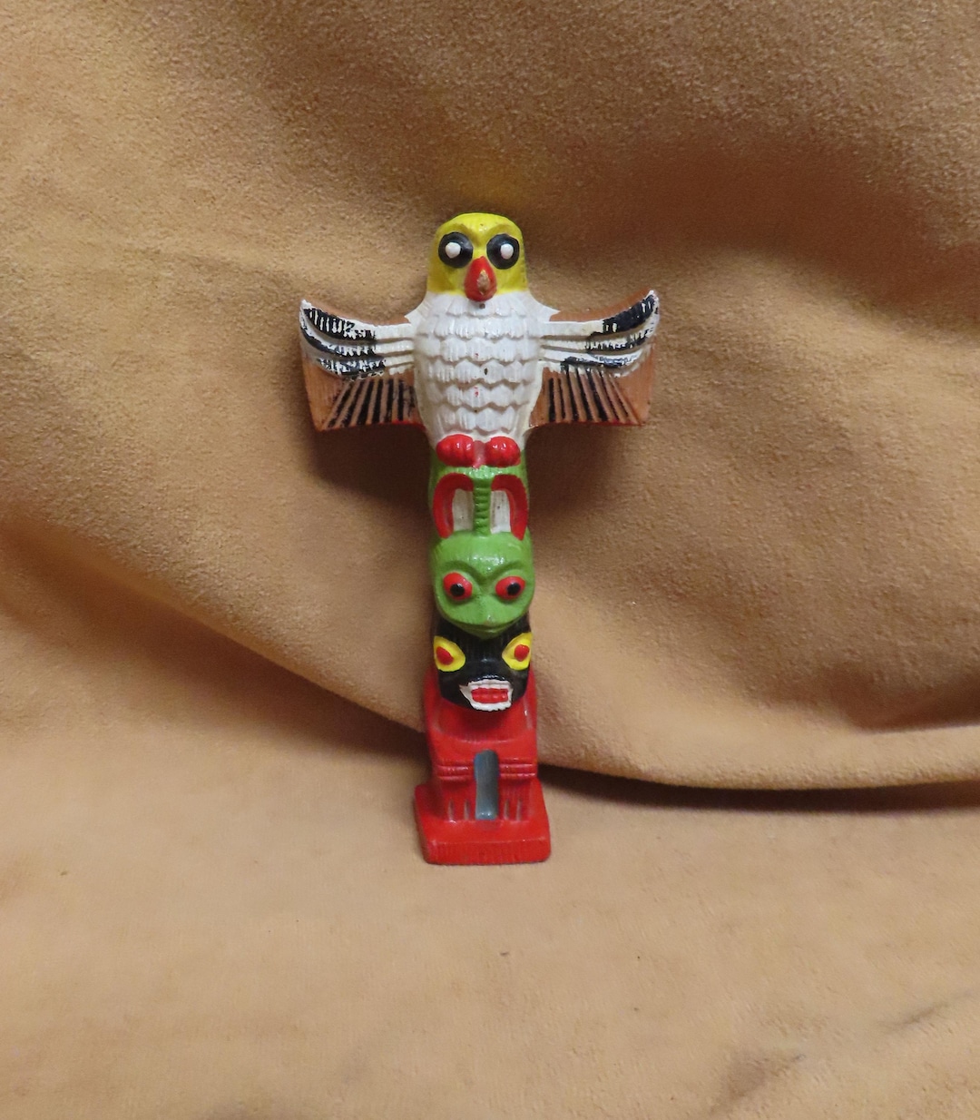 Vintage Totem Pole Souvenir From Bagnell Dam Lake Ozark Missouri Hand ...