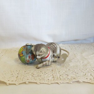 Vintage Clockworks Cat Toy Wind up Cat Toy Lithographed Cat Toy With ...