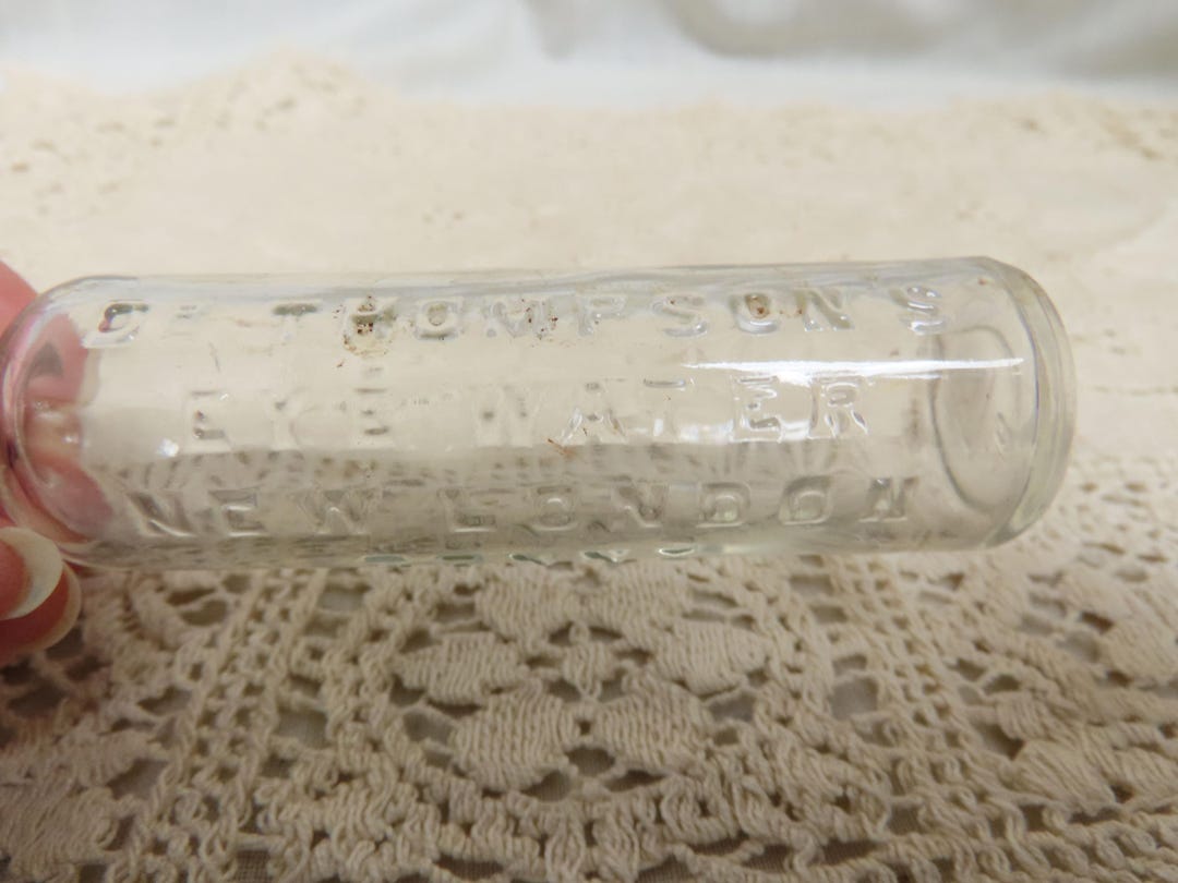Antique Dr. Thompson's Eye Water Bottle New London Connecticut Whitall ...