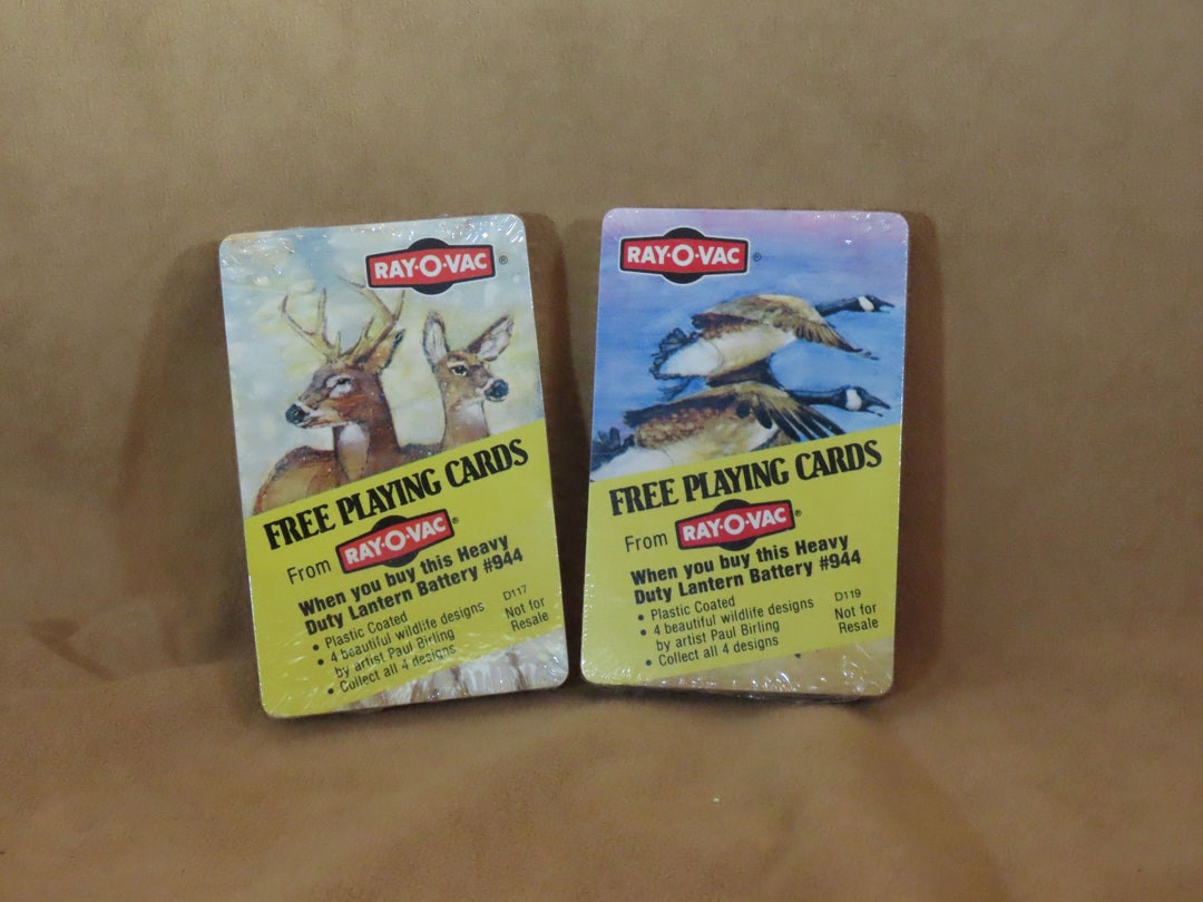 Vintage Playing Cards MINT IN PACKAGE Ray-o-vac Buyer's Premium ...