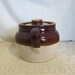 Antique Hand Thrown Pottery Bean Pot Applied Handle Made in - Etsy