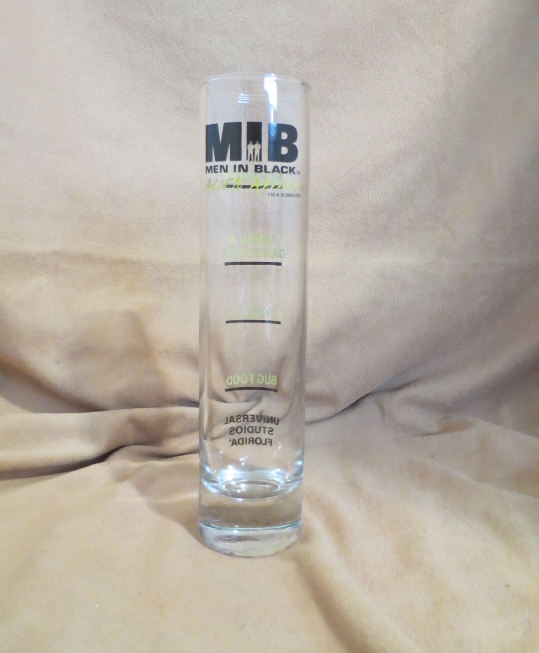 Vintage MIB Alien Attack Tall Shooter Glass Men in Black Tall - Etsy