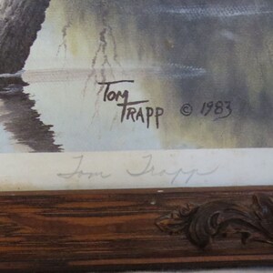 Vintage Tom Trapp up and Away Signed and Numbered Print Flying Ducks ...