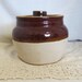 Antique Hand Thrown Pottery Bean Pot Applied Handle Made in - Etsy