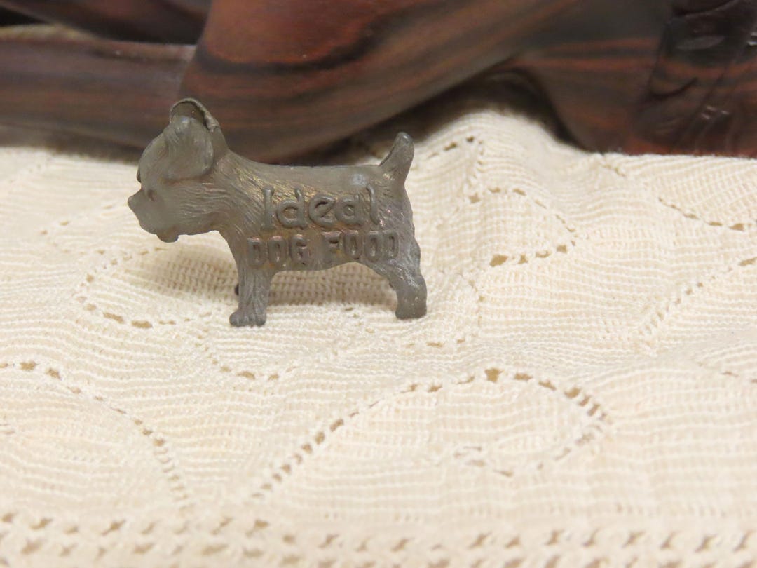 Vintage Ideal Dog Food Good Luck Dog Figurine Advertising Dog - Etsy