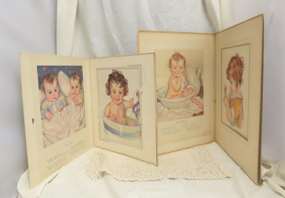 Vintage Children's Prints Maud Tousey Fangel Little Mischief Wonder the ...