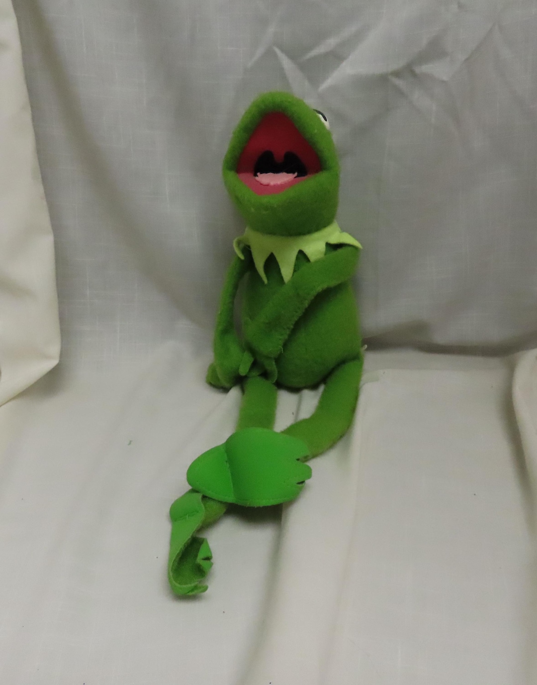 Vintage Kermit the Frog Doll Jim Henson Fisher Price Muppet - Etsy