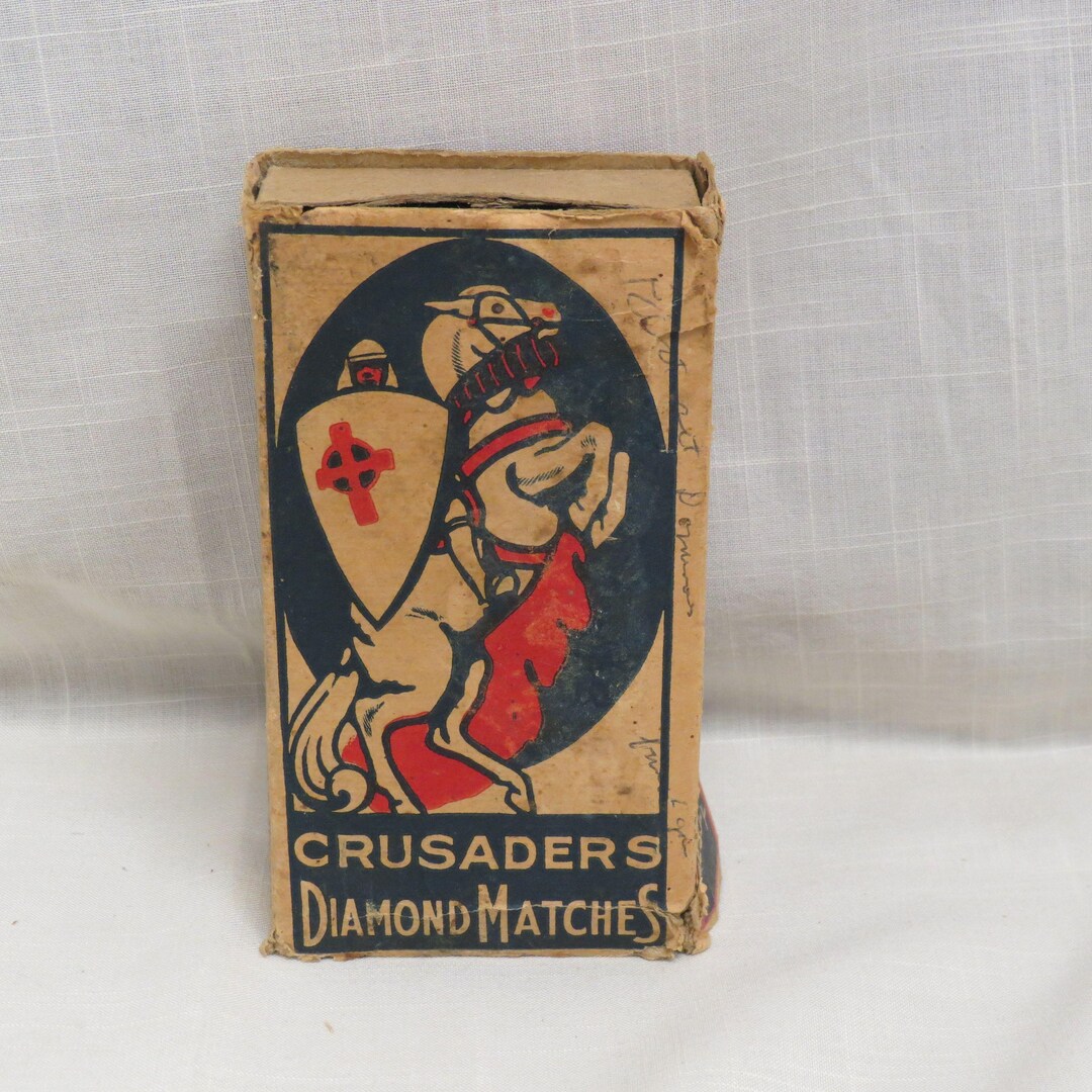 Vintage Crusaders Diamond Matches Box Humanity Health Safety Award Box ...