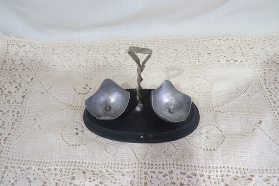 SALE Antique Double Salts Egg Shells Salt Cellar Salt Dip - Etsy