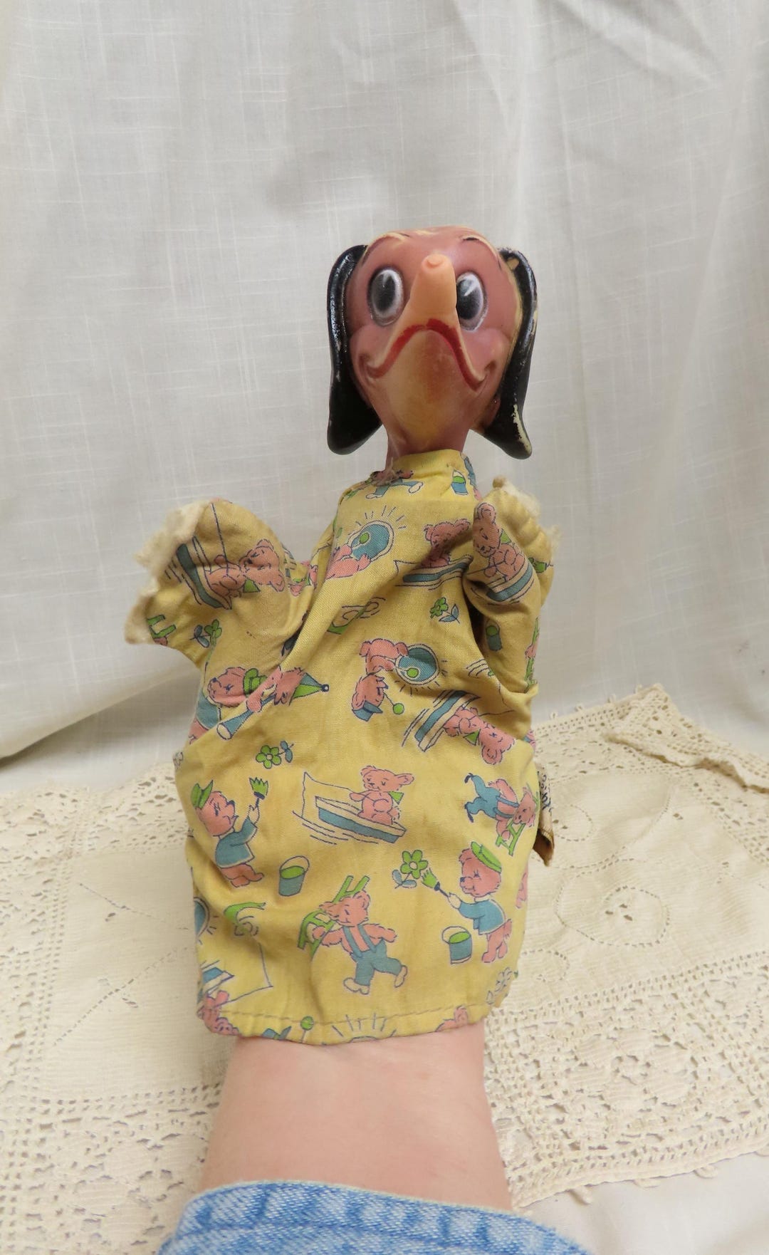 Vintage Disney Hand Puppet Dachsie From the Ugly Dachshund W.D.P. Dog ...