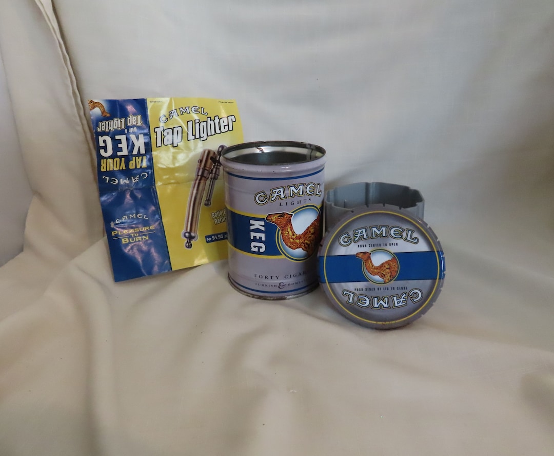 SALE Vintage Camel Cigarettes Keg With Lighter Order Form Advertising ...