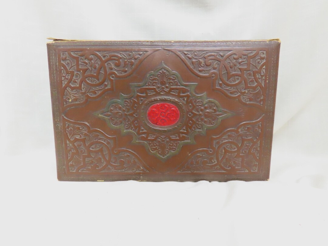 SALE Antique Embossed Lid Hanky Box Handkerchief Stationery Box - Etsy
