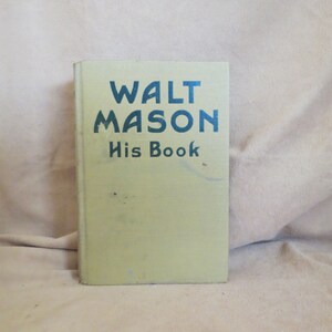 Antique Autographed Inscribed Walt Mason His Book Barse & - Etsy