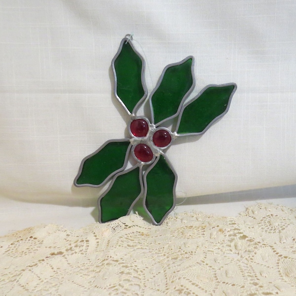 Stained Glass Holly - Etsy