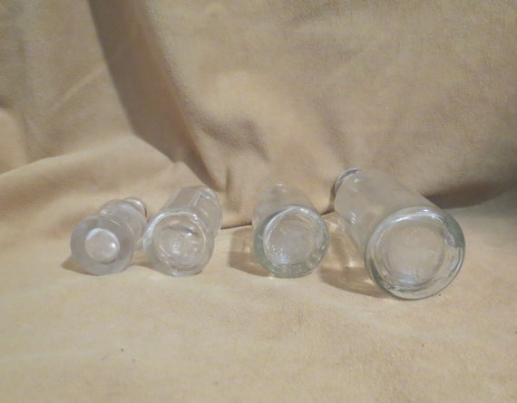 SALE Antique Hoyt Cologne Bottles Lowell Mass 4 Antiq… - Gem