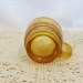 Vintage Amber Glass Barrel Mug Barrel Toothpick Holder Barrel Shot ...