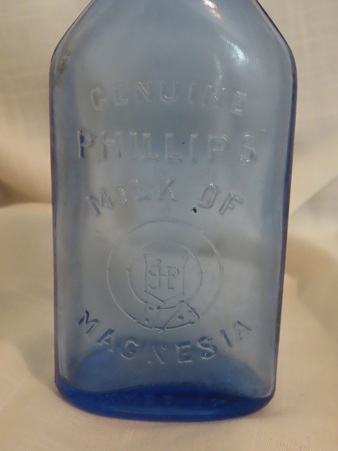 Antique Genuine Phillips Milk of Magnesia Bottle Blown Glass ...
