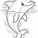 65 Dolphin Activity Pages for Kids | Printable Ocean Animal Art | Fun ...