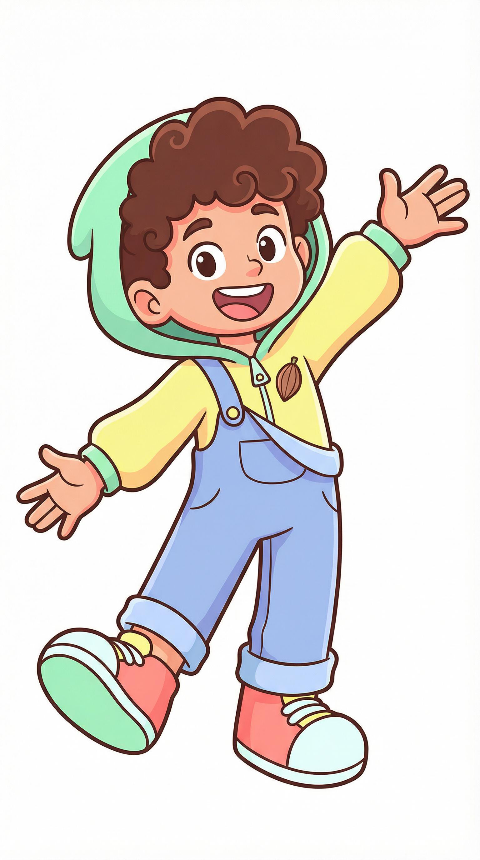 Playful Kids Character Clipart Bundle (5 Designs) | Storybook Style ...