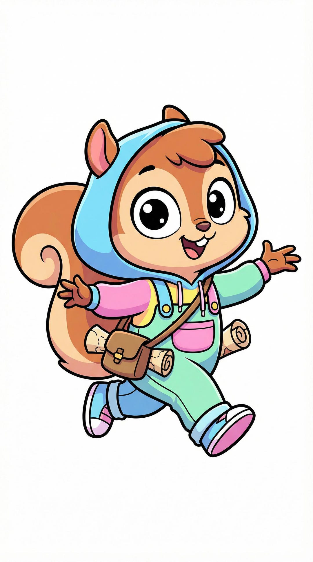 Colorful Kids Cartoon Clipart Set (5 Characters) | Playful Digital Art ...