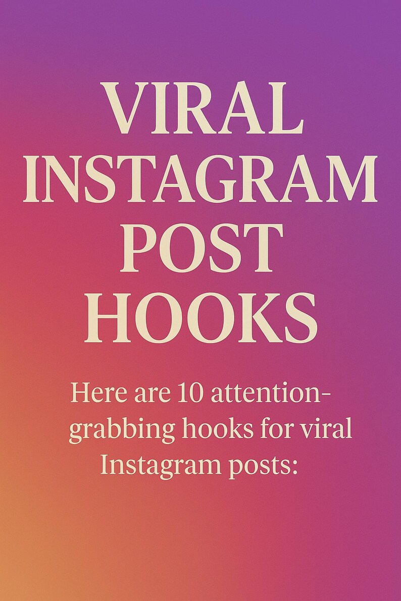 50 Viral Instagram Content Prompts • Hooks • Reels • Captions • Story ...