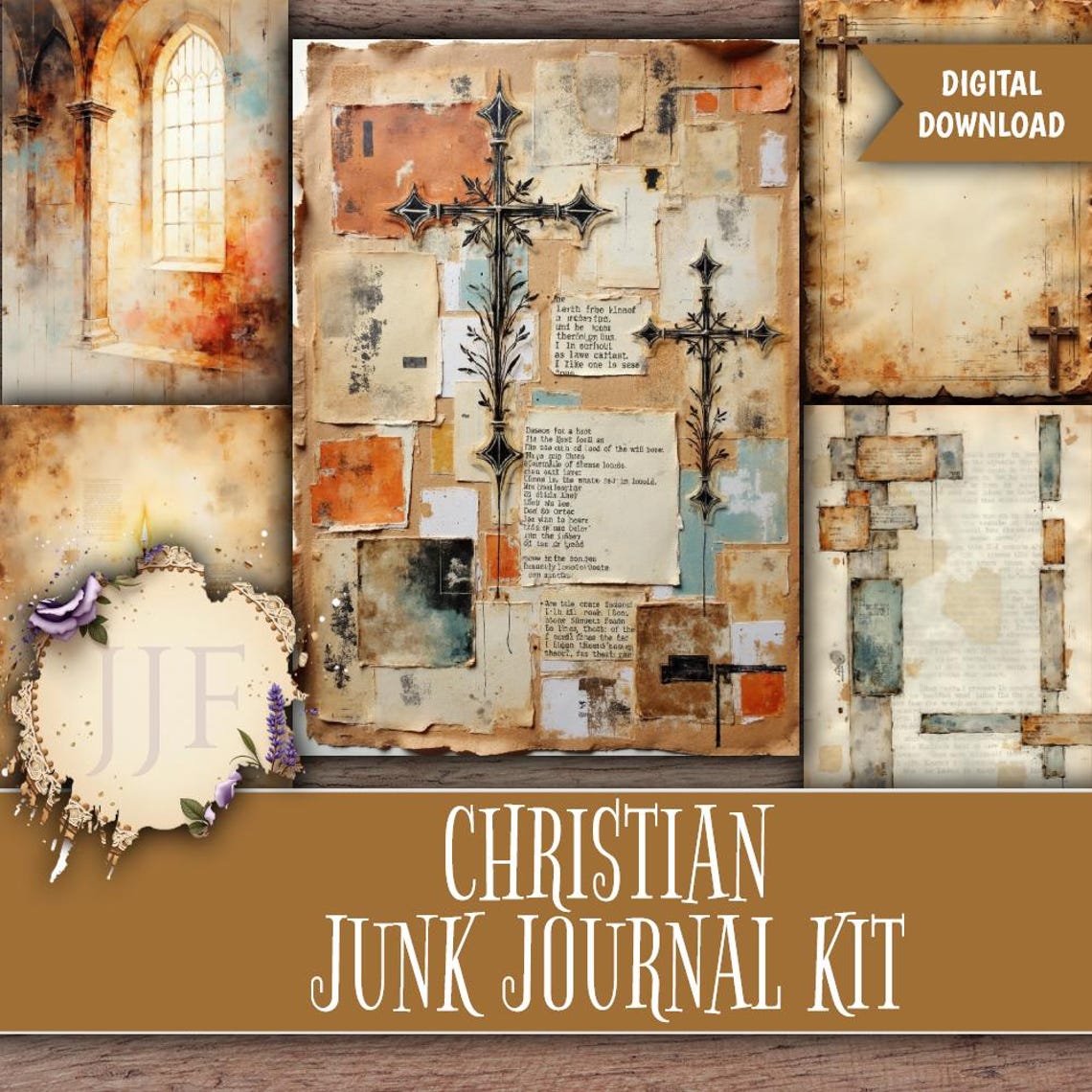 Christian Junk Journal Kit | Christian Junk Journal Printables & Pages ...