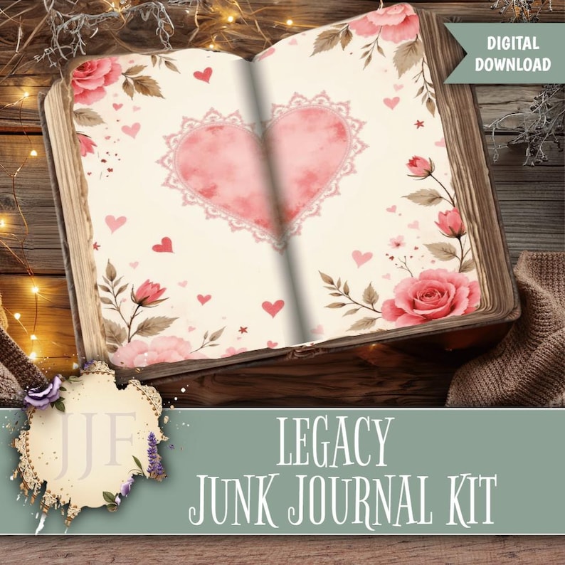 Legacy Junk Journal Kit | Tell Your Life Story Printable | Family ...