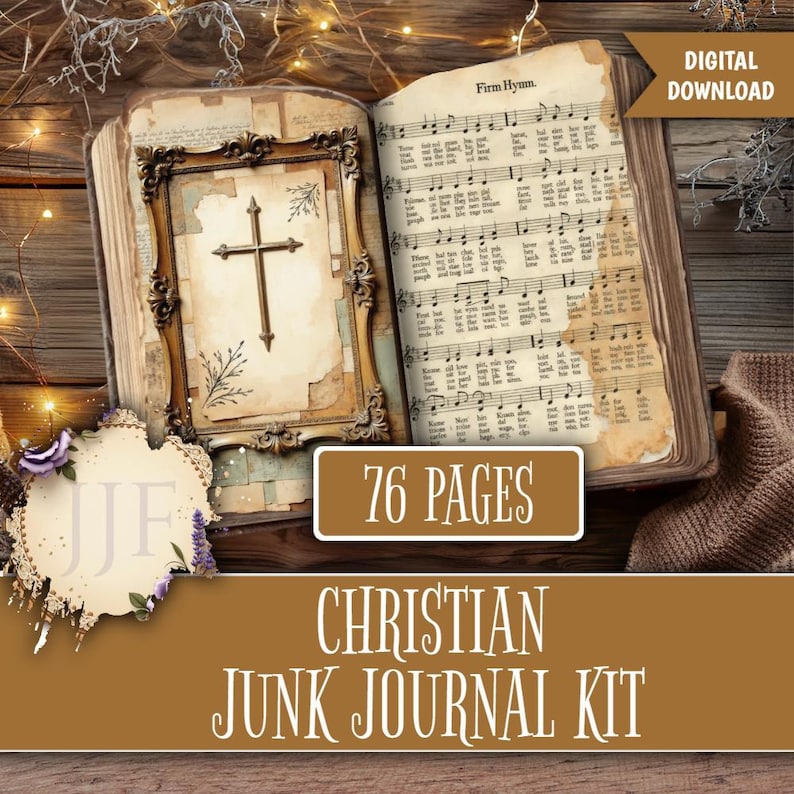 Christian Junk Journal Kit | Christian Junk Journal Printables & Pages ...