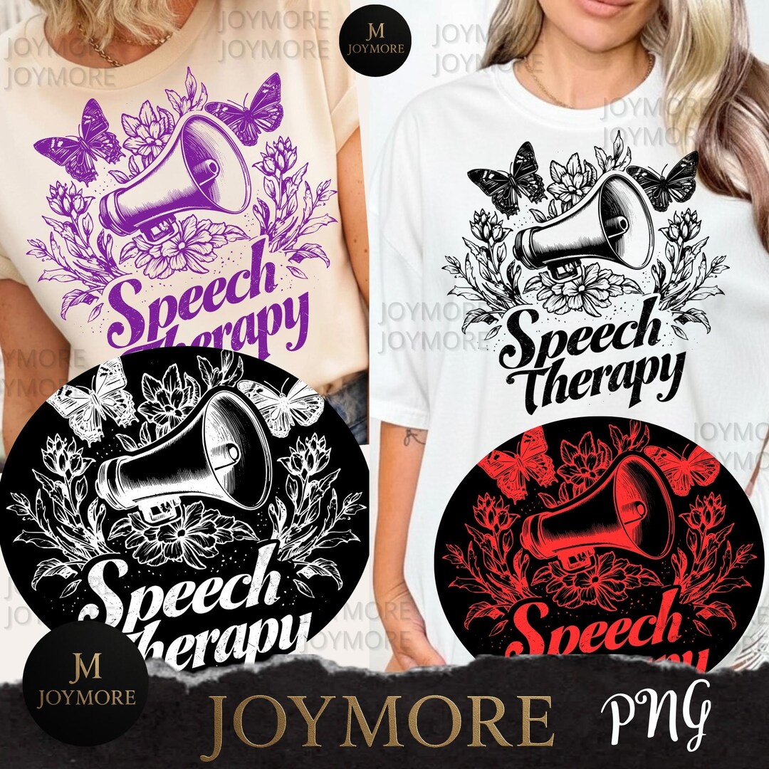 Floral Speech Therapy Clipart, SLP Design (digital Download) - Etsy