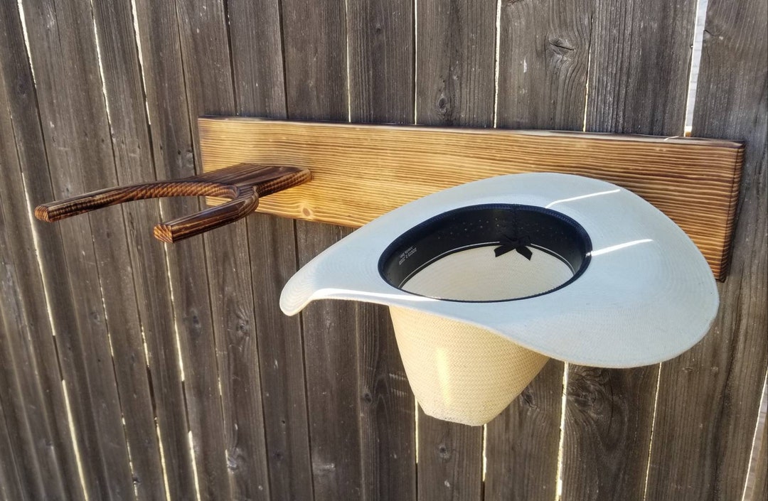 Double Cowboy Hat Rack (horizontal) - Etsy