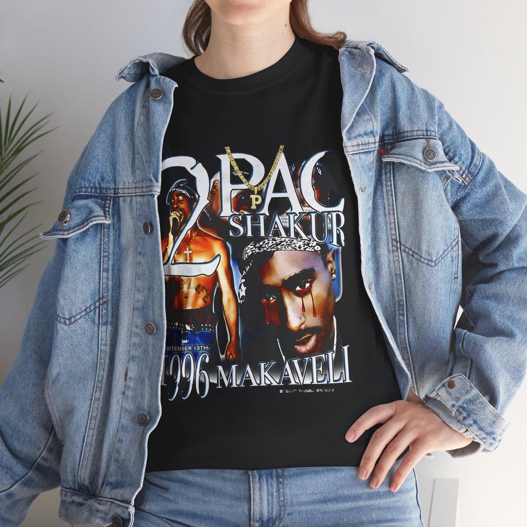 Tupac Shakur T Shirt | Hip Hop Legend Graphic Tee | Rap Music Fan Gift ...