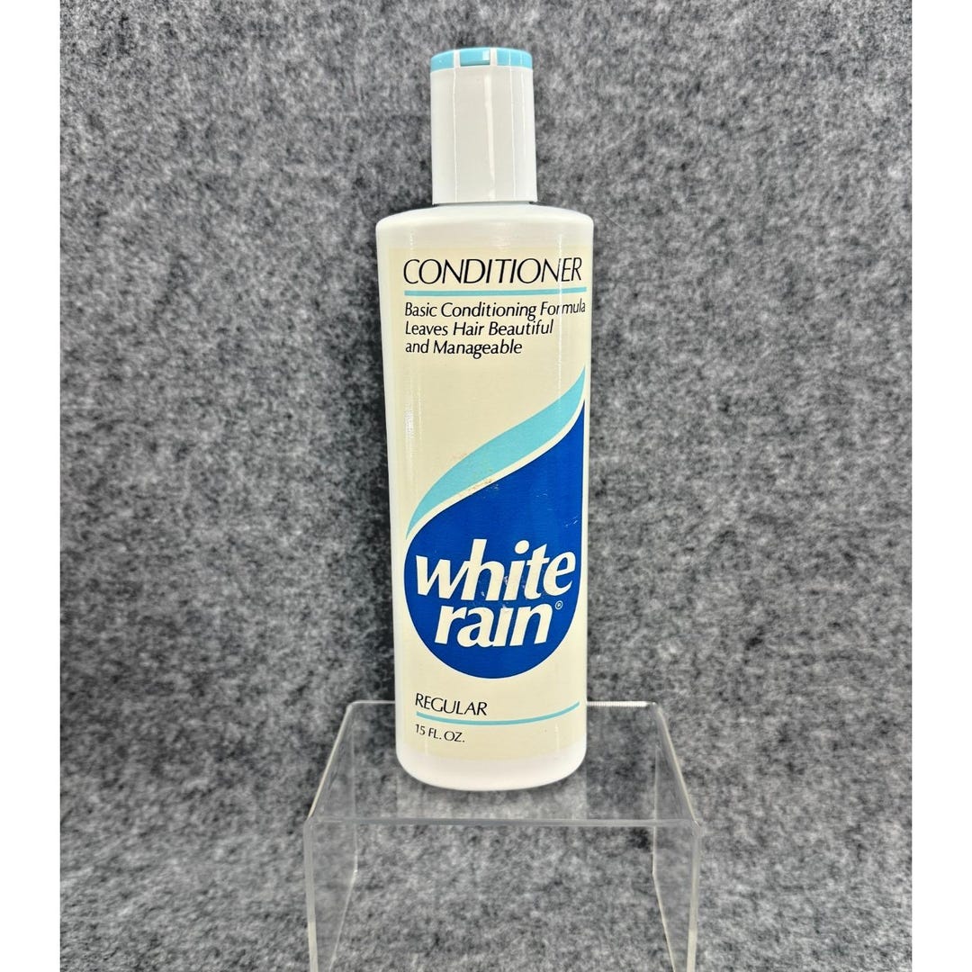 Vintage White Rain Conditioner Basic Formula Regular 1990 15fl Oz NEW ...