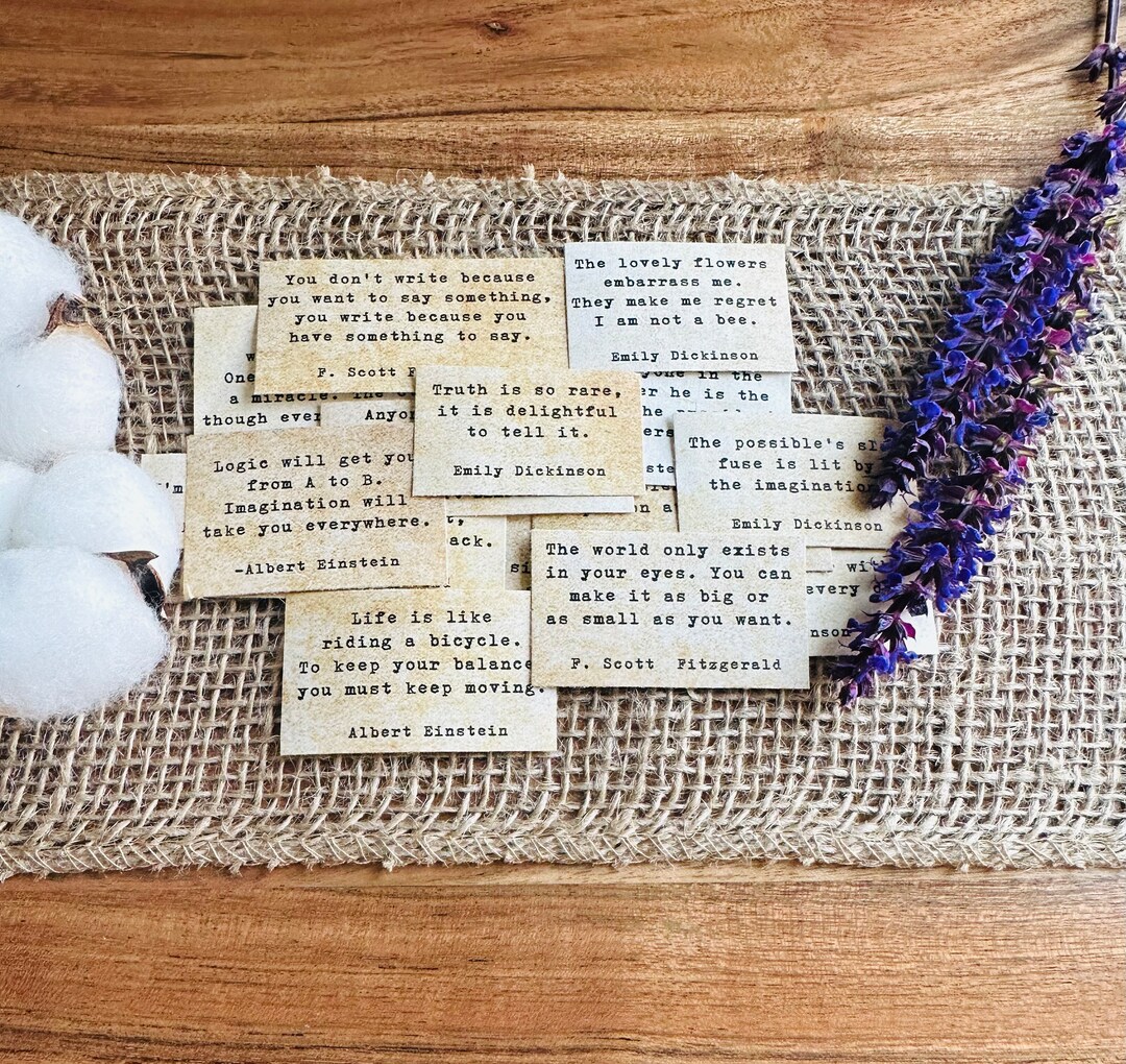 Vintage Paper Quotes for Journaling Ephemera Scrapbook Junk Journal - Etsy