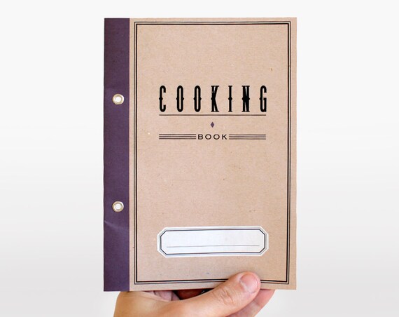 Items similar to COOKING recipes book - purple - limited edition on Etsy