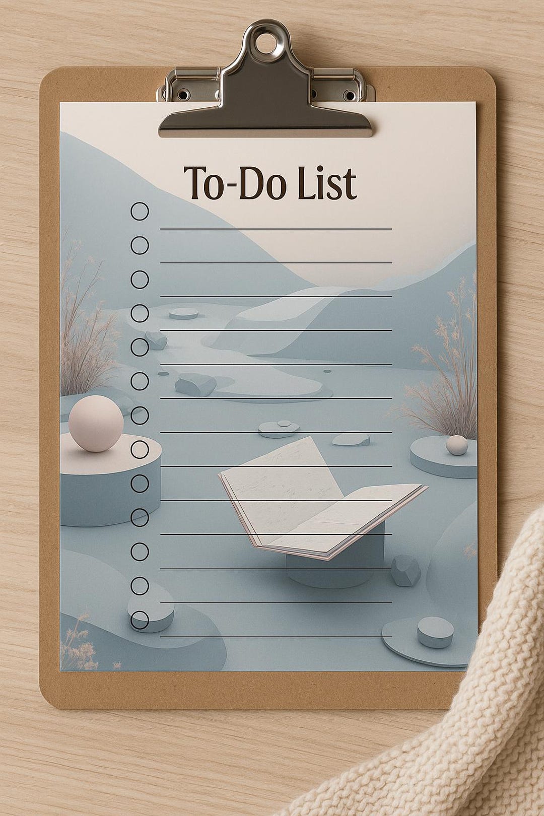 To-do List Imprimible A4 Y A5 Minimalista 3D – Lista De Tareas – PDF ...
