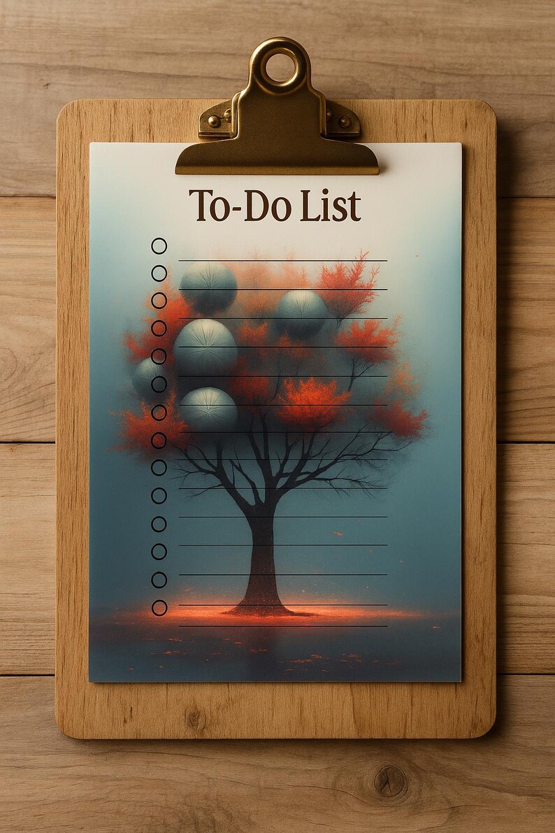 Magic Tree To-do List | Printable A4/A5 To-do List | Fantasy Forest ...