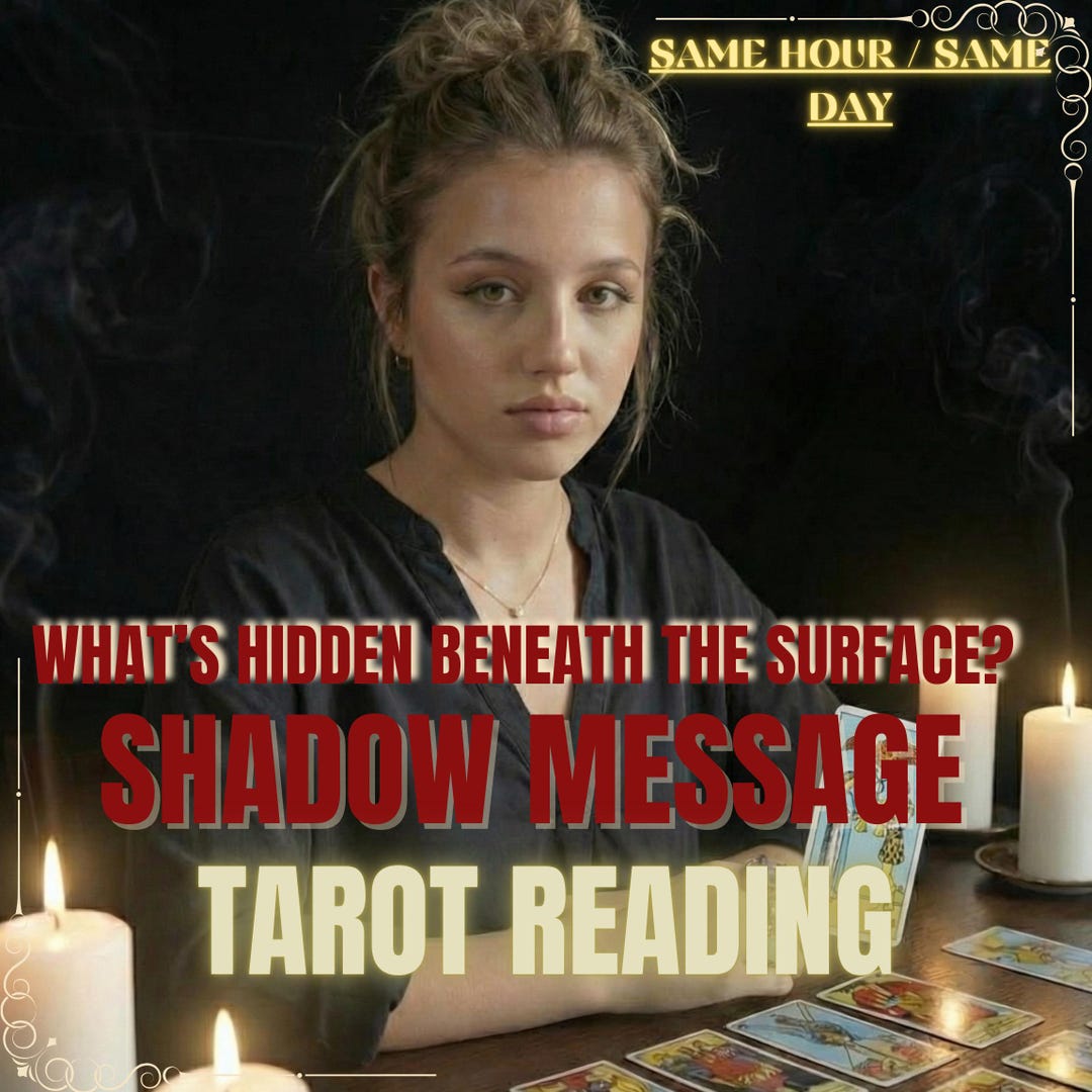 Shadow Message Tarot Reading | Hidden Truths & Unspoken Insight - Etsy