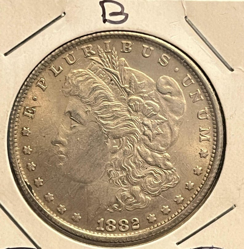 1882 Morgan One Dollar – Replica Collectible Coin - Etsy